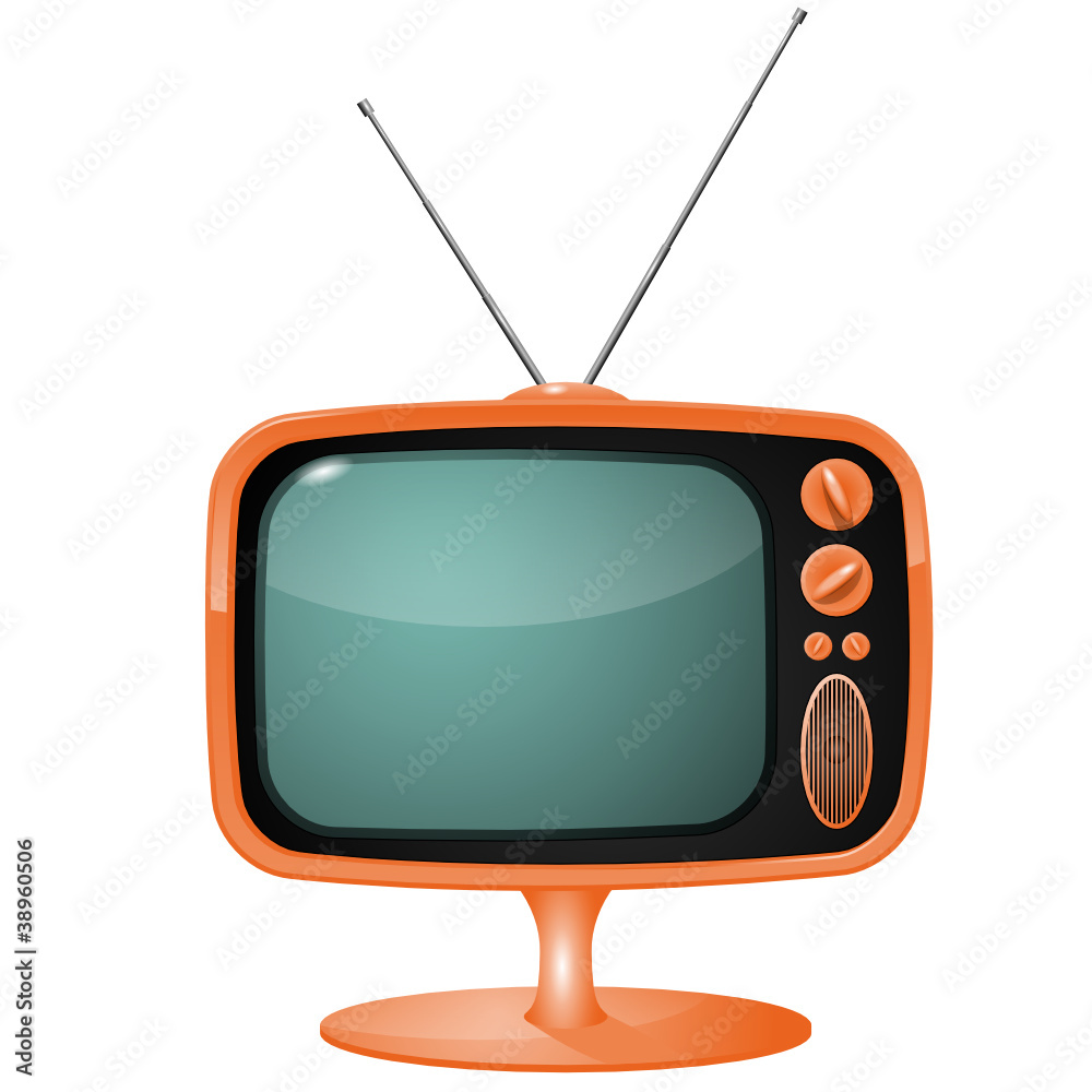 classic tv Stock-Vektorgrafik | Adobe Stock