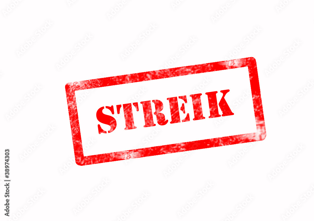 Streik Stempel Stock-Illustration | Adobe Stock