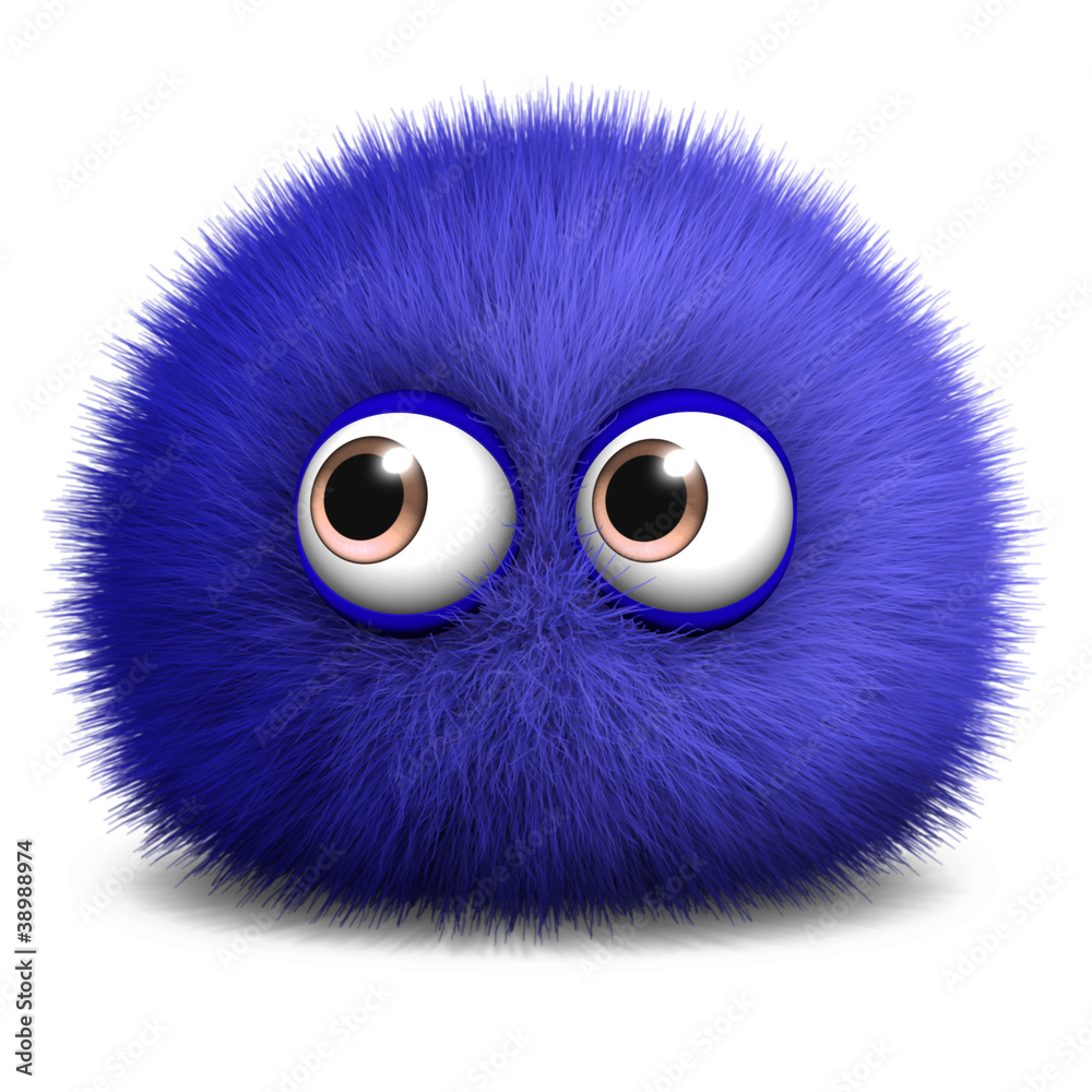 furry ball Stock Illustration | Adobe Stock