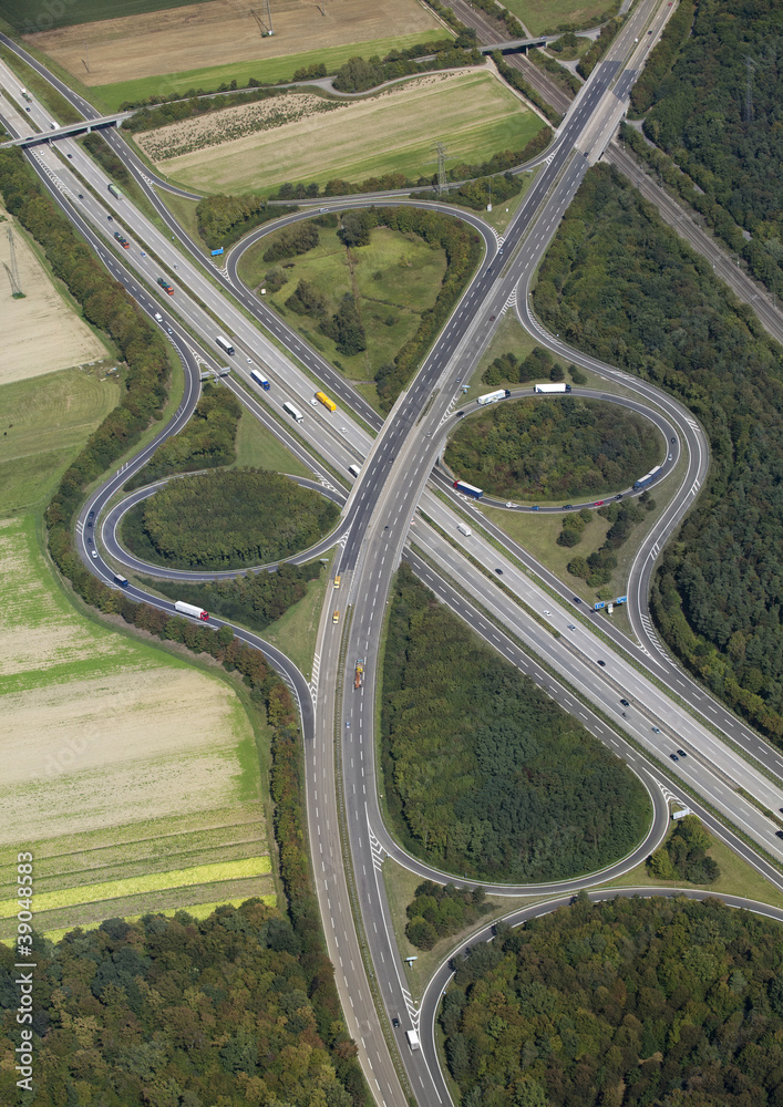 Autobahnkreuz Stock Photo | Adobe Stock