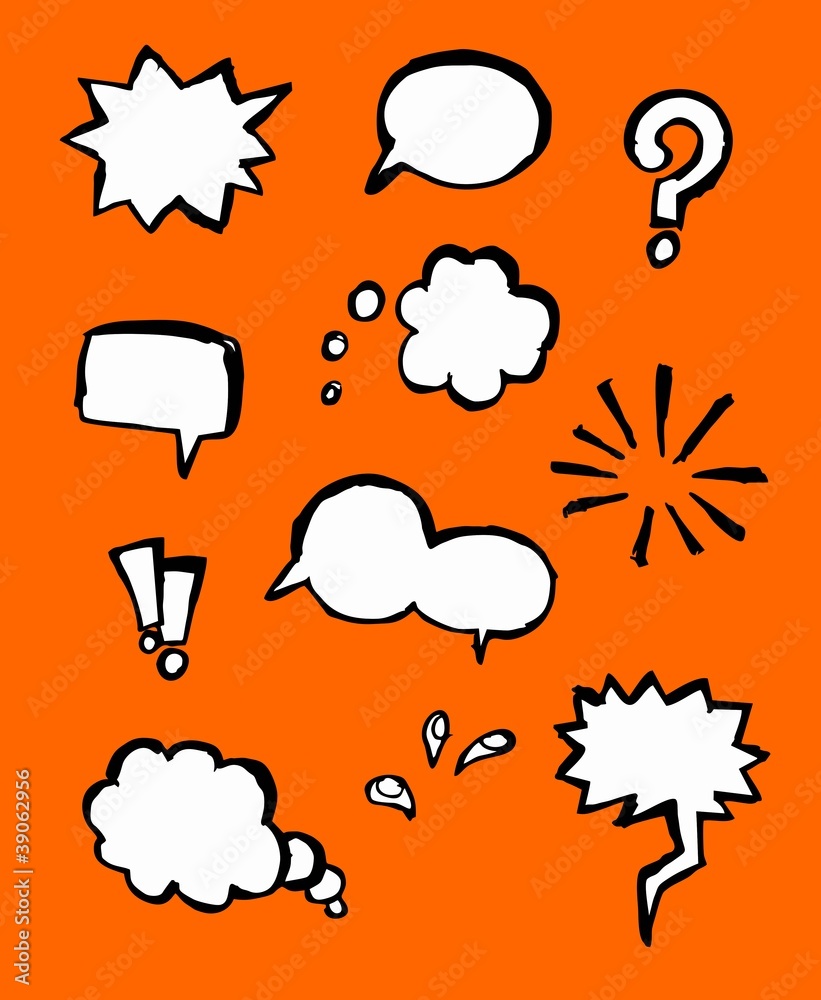 Símbolos de comic Stock Vector | Adobe Stock