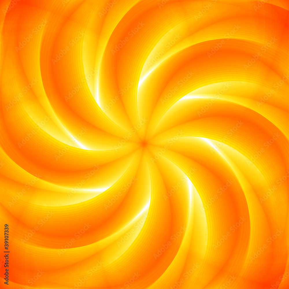 Orange Swirl Background