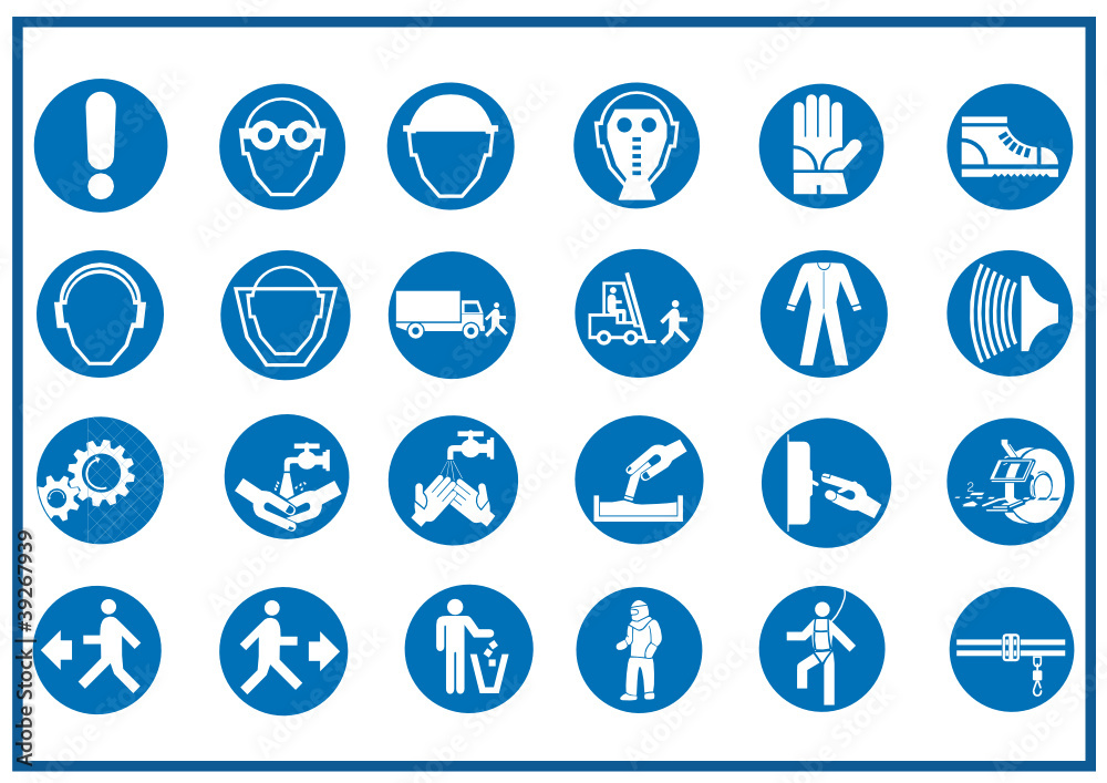 Gebotszeichen Stock-Vektorgrafik | Adobe Stock