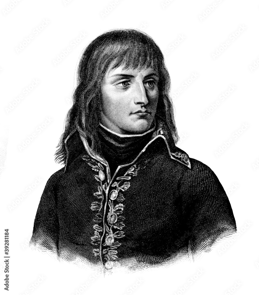 Napoleon Bonaparte - Portrait Stock Illustration | Adobe Stock