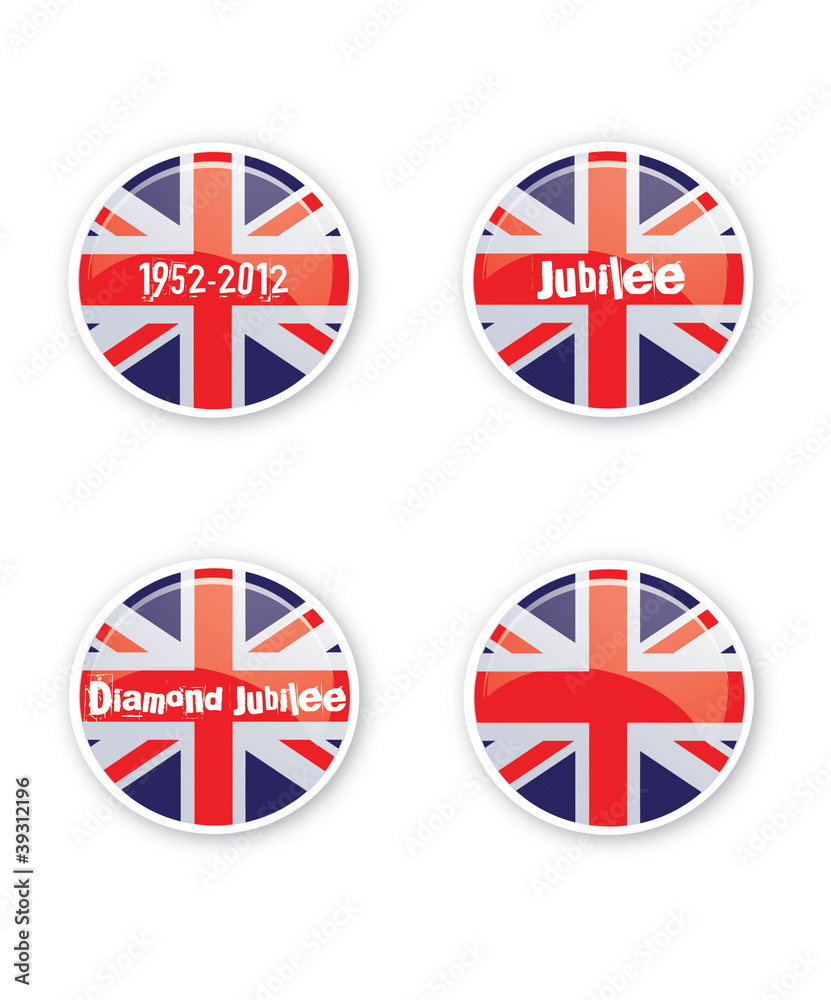 Jubilee Buttons Stock Illustration | Adobe Stock