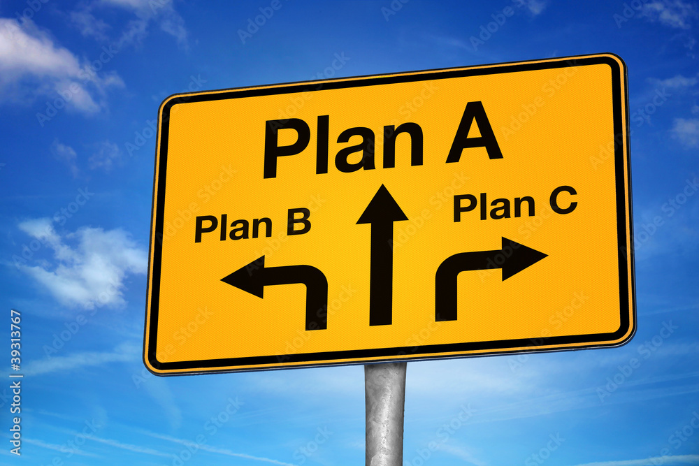 Plan A B und C Stock Illustration | Adobe Stock