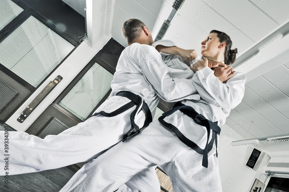 martial arts fighters Stock Photo | Adobe Stock