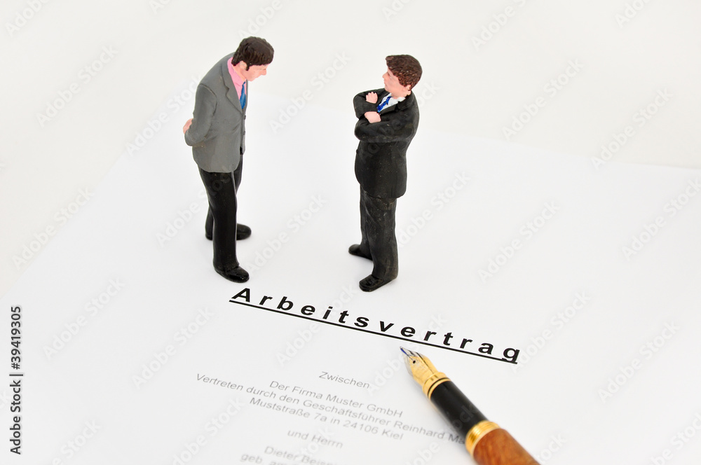 Arbeitsvertrag Stock Photo | Adobe Stock