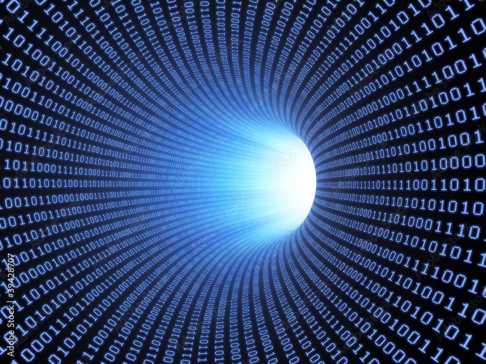 Binary background Stock Illustration | Adobe Stock