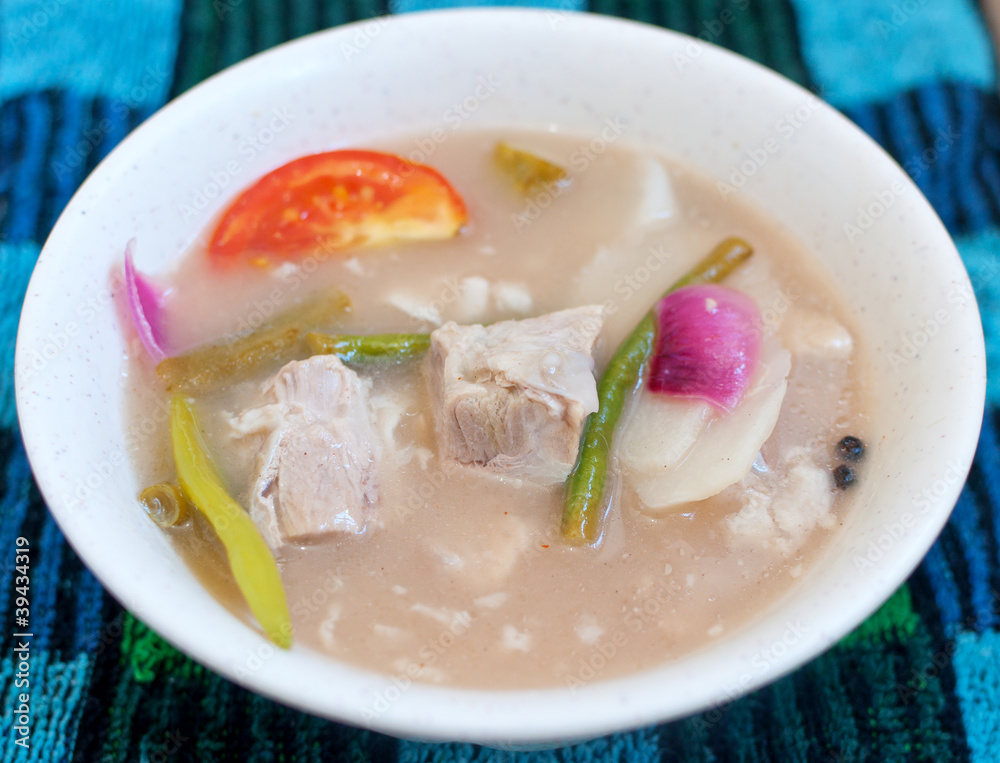 pork sinigang Stock Photo | Adobe Stock