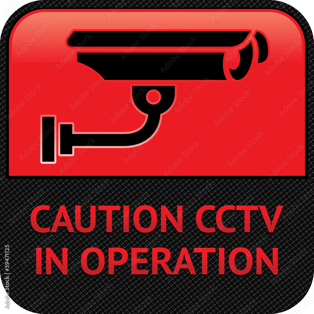 Vetor de CCTV pictogram, video surveillance, symbol security camera do ...