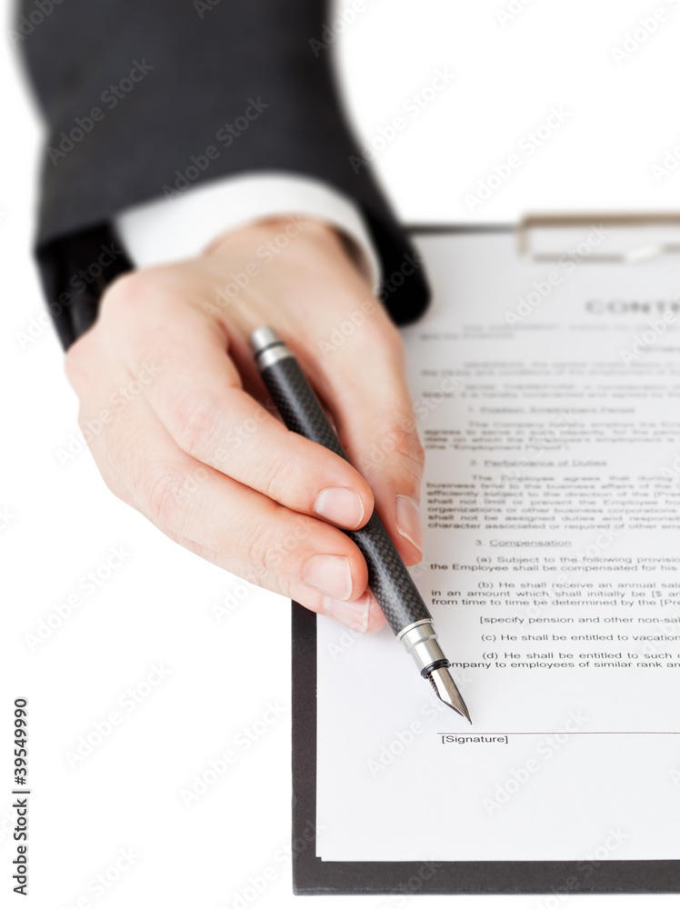 Sign here Stock Photo | Adobe Stock