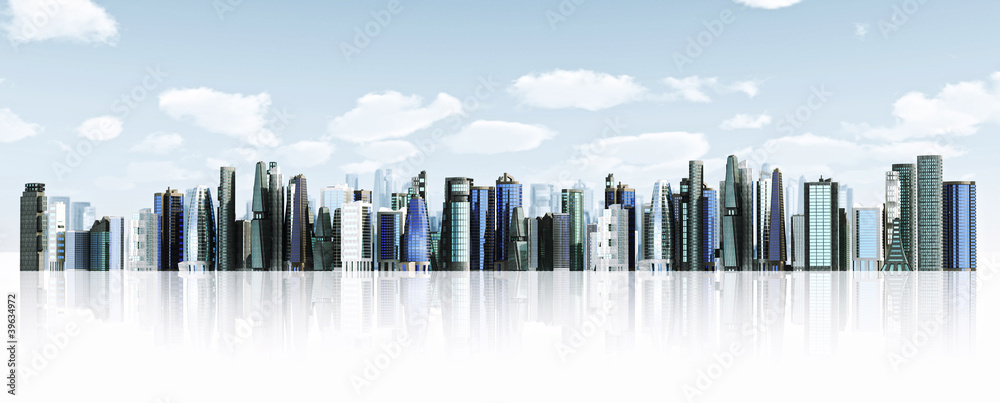 Modern architectural city building background. Stock Illustration ...