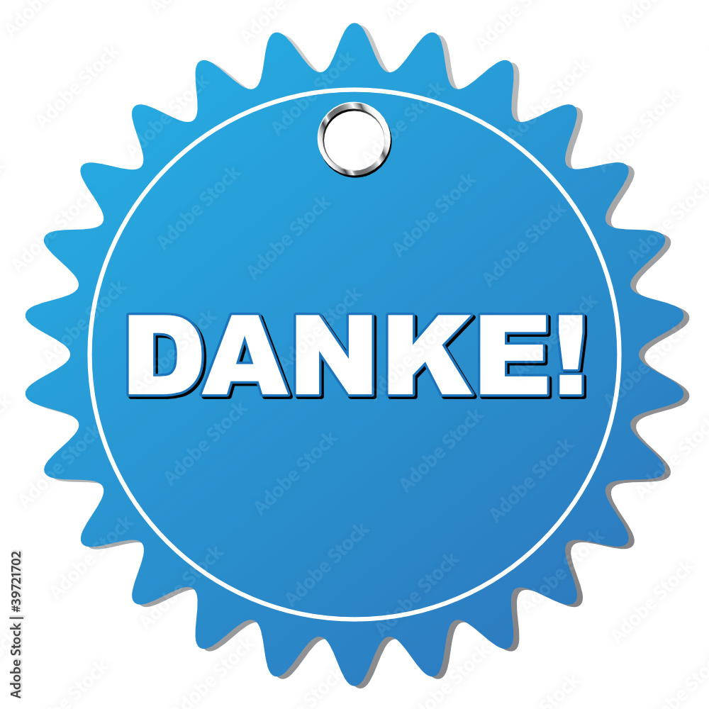 DANKE! ICON Stock Vector | Adobe Stock