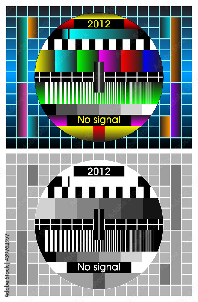 Test tv screen background Stock Vector | Adobe Stock