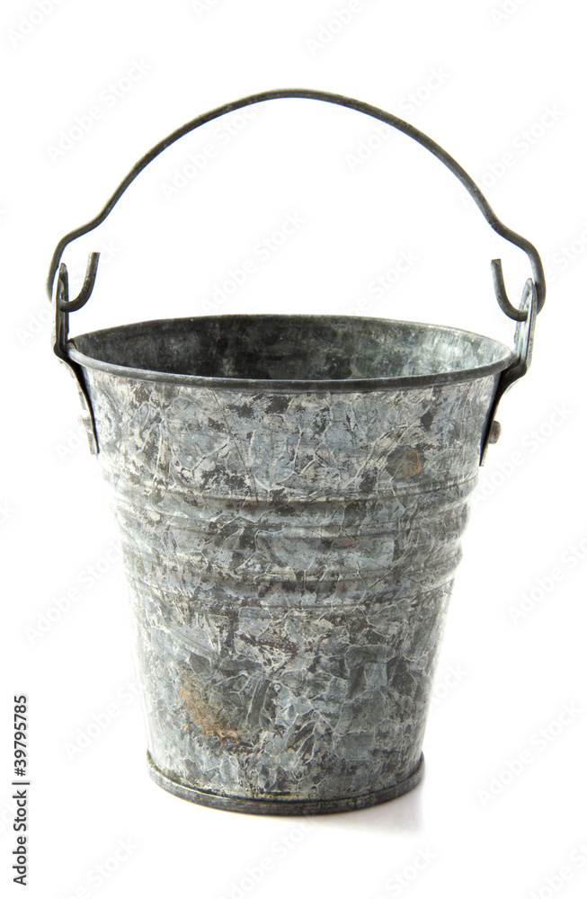 Vintage bucket Stock Photo | Adobe Stock