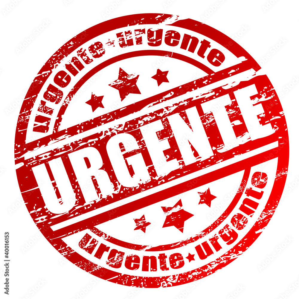 Carimbo com a palavra "urgente" Stock Illustration | Adobe Stock