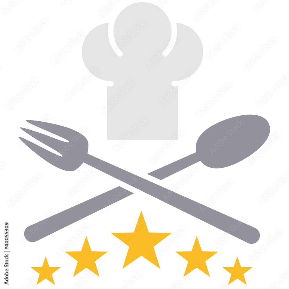 5_star_cook Stock-Illustration | Adobe Stock