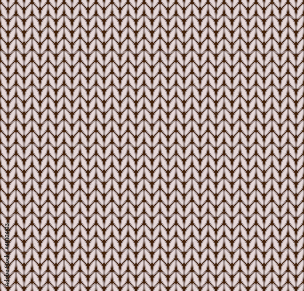 Seamless knitted pattern Stock Vector | Adobe Stock