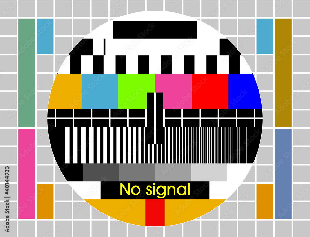 Test tv screen background Stock Vector | Adobe Stock