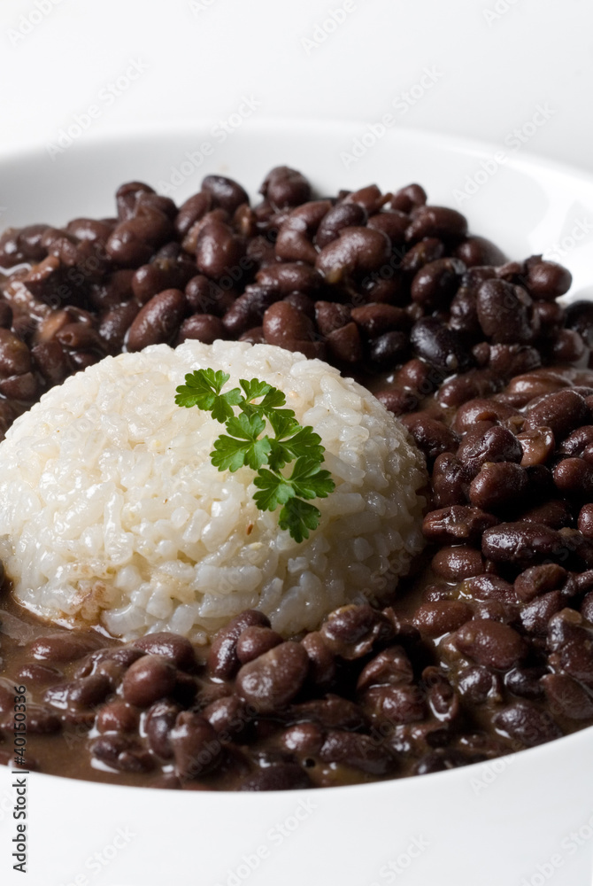 Rice and beans Stock Photo | Adobe Stock
