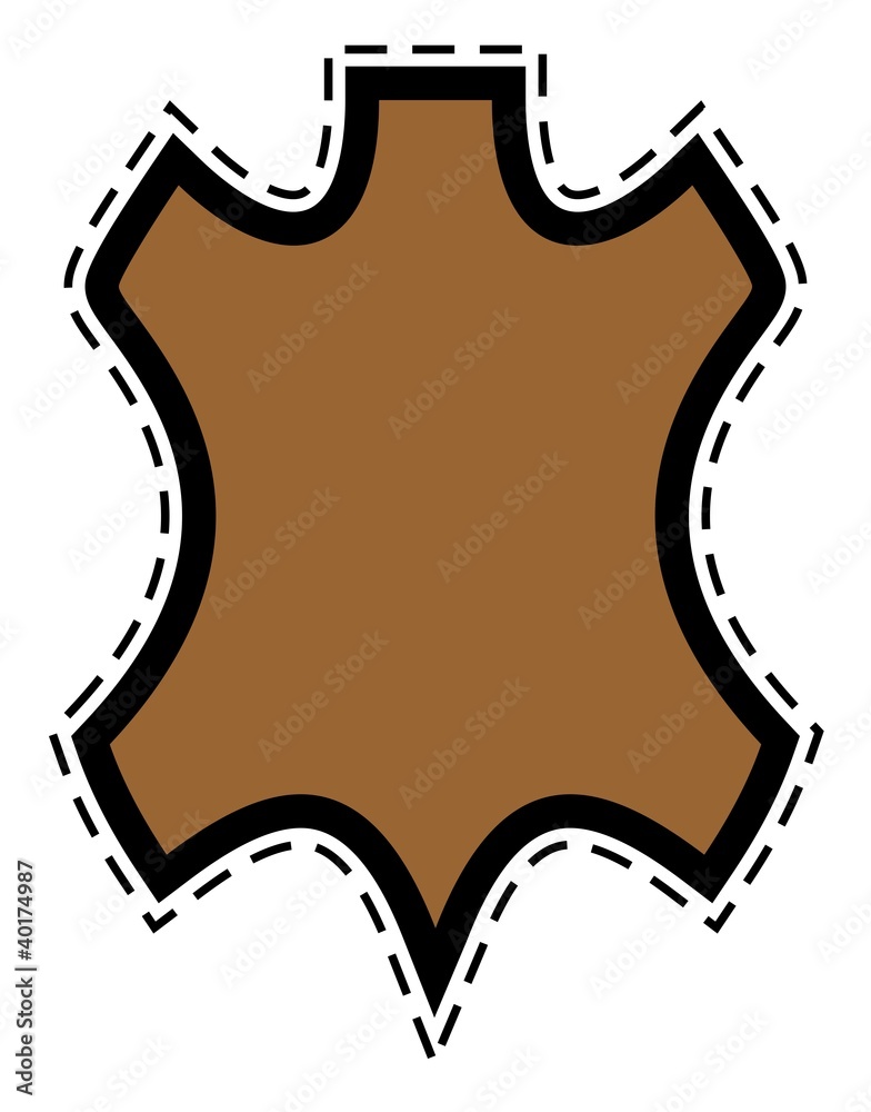 Icono de piel autentica vector de Stock | Adobe Stock