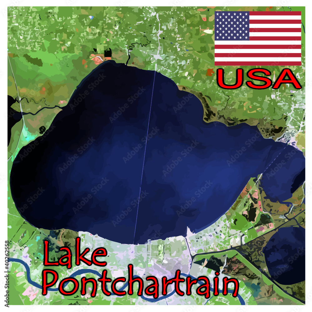 Lake Pontchartrain Map