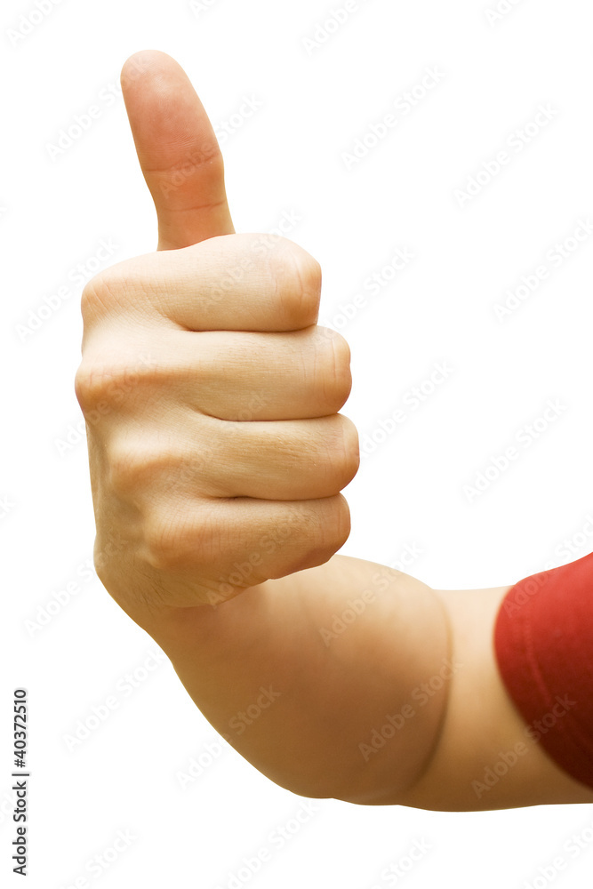 Daumen hoch Stock Photo | Adobe Stock