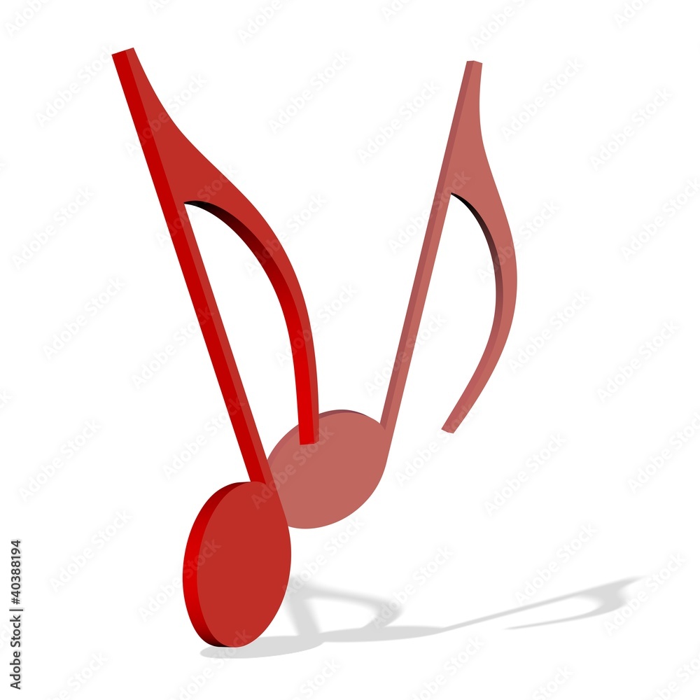 Musikzeichen Stock-Illustration | Adobe Stock