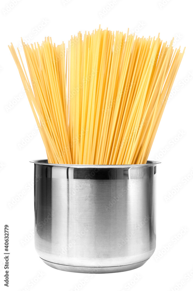 Cooking spaghetti in pot Stock Photo | Adobe Stock