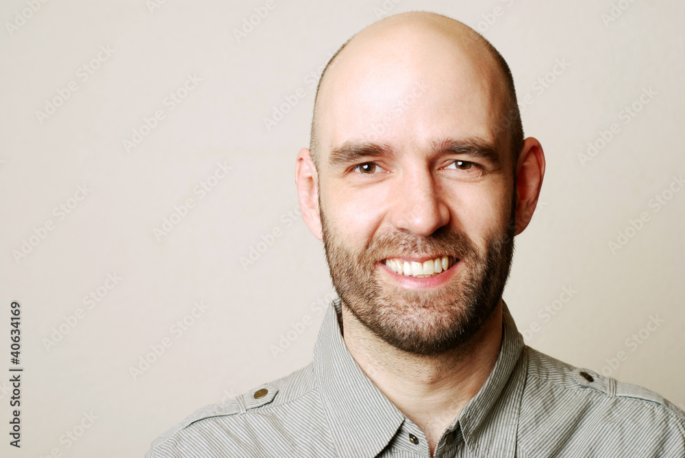 Lachender Mann Stock Photo | Adobe Stock