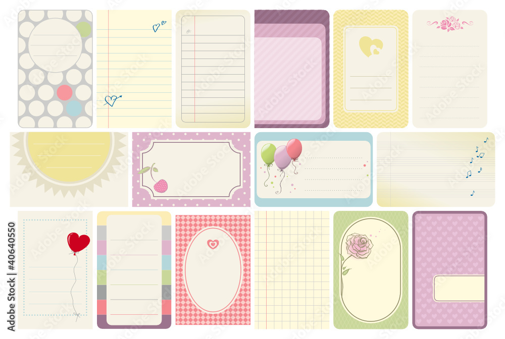 card templates with place for your text Stock-Vektorgrafik | Adobe Stock