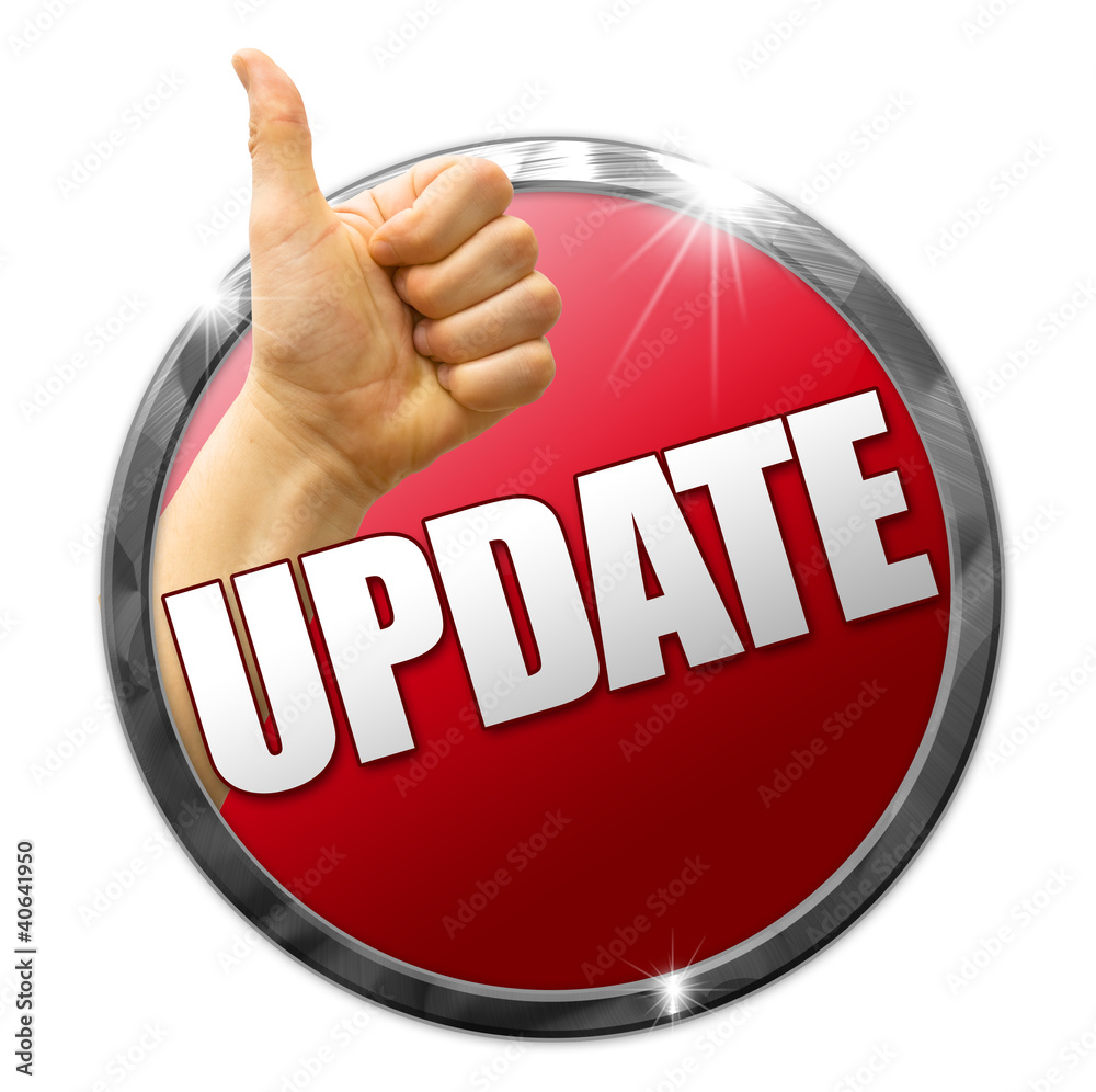 Update! Button, Icon Stock Photo | Adobe Stock