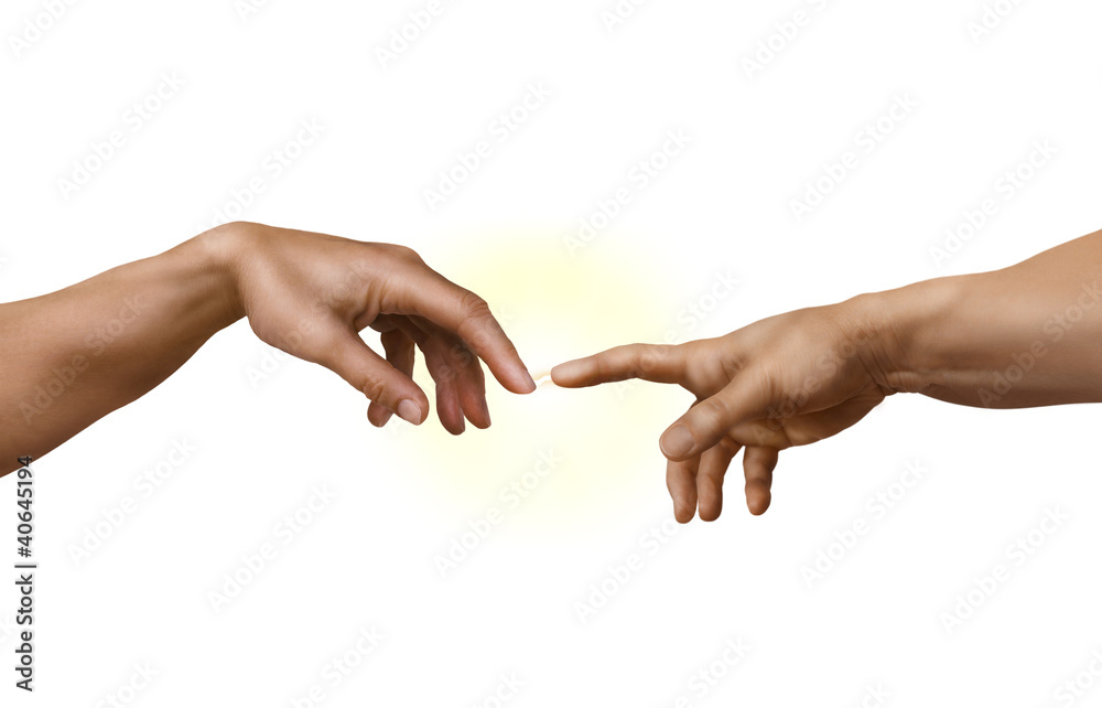 Michelangelo: Creation of Adam Stock Photo | Adobe Stock