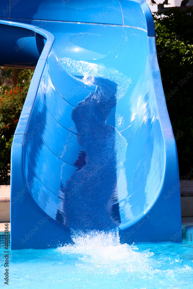 Wasserrutsche Stock Photo | Adobe Stock