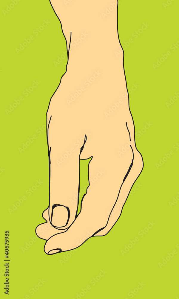 Hand. Stock Vector | Adobe Stock
