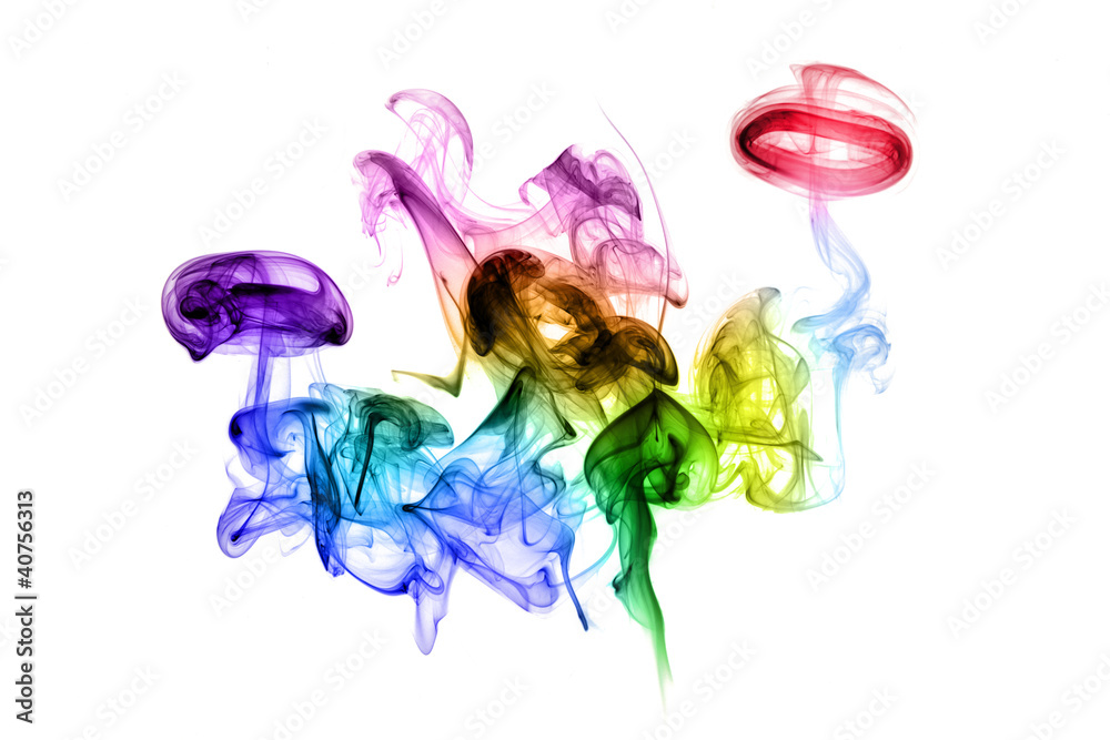 Humo de colores foto de Stock | Adobe Stock