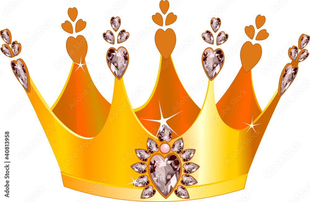 Beautiful tiara Stock Vector | Adobe Stock