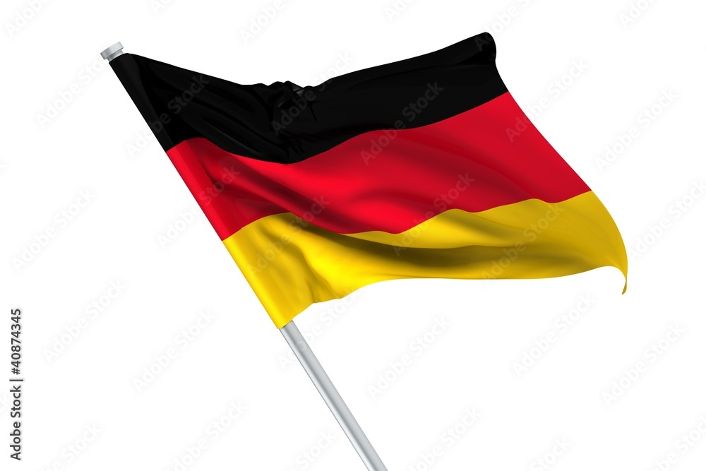 deutschland fahne Stock Illustration | Adobe Stock