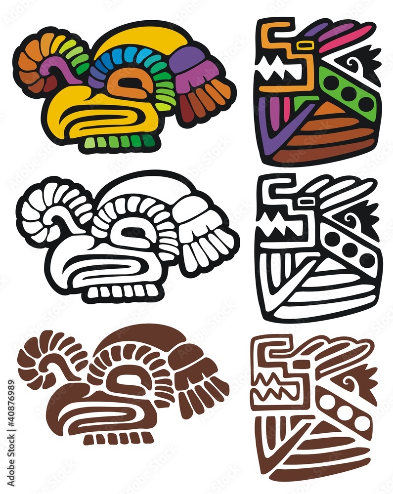 Quechua emblems vector de Stock | Adobe Stock