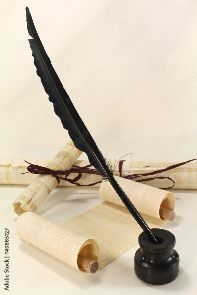 Papyrusrolle Stock-Foto | Adobe Stock