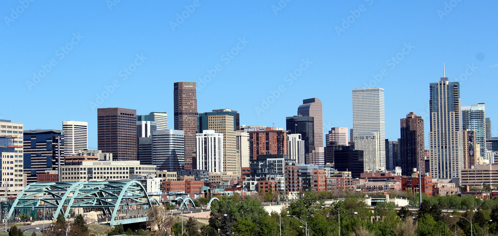 Denver City Skyline Stock Photo | Adobe Stock