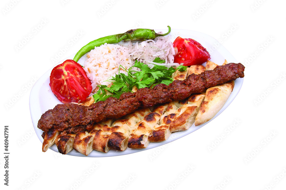 Adana Kebap Stock Photo | Adobe Stock