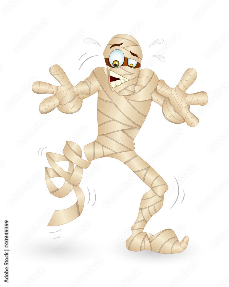 Cartoon Mummy Vector Stock Vector | Adobe Stock