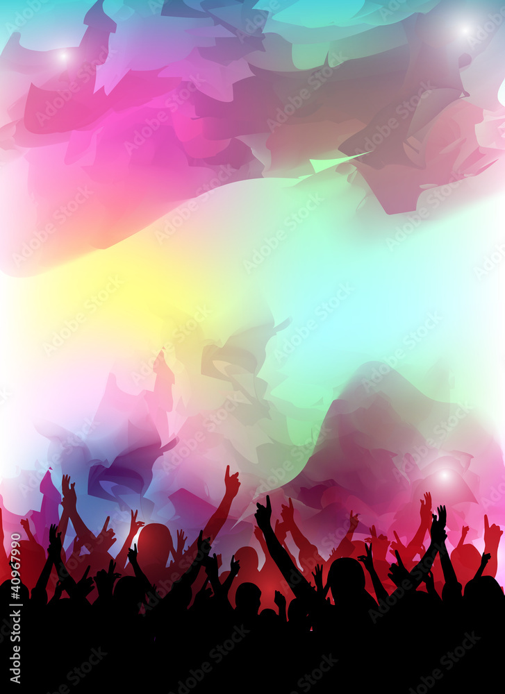 colorful party design Stock Vector | Adobe Stock
