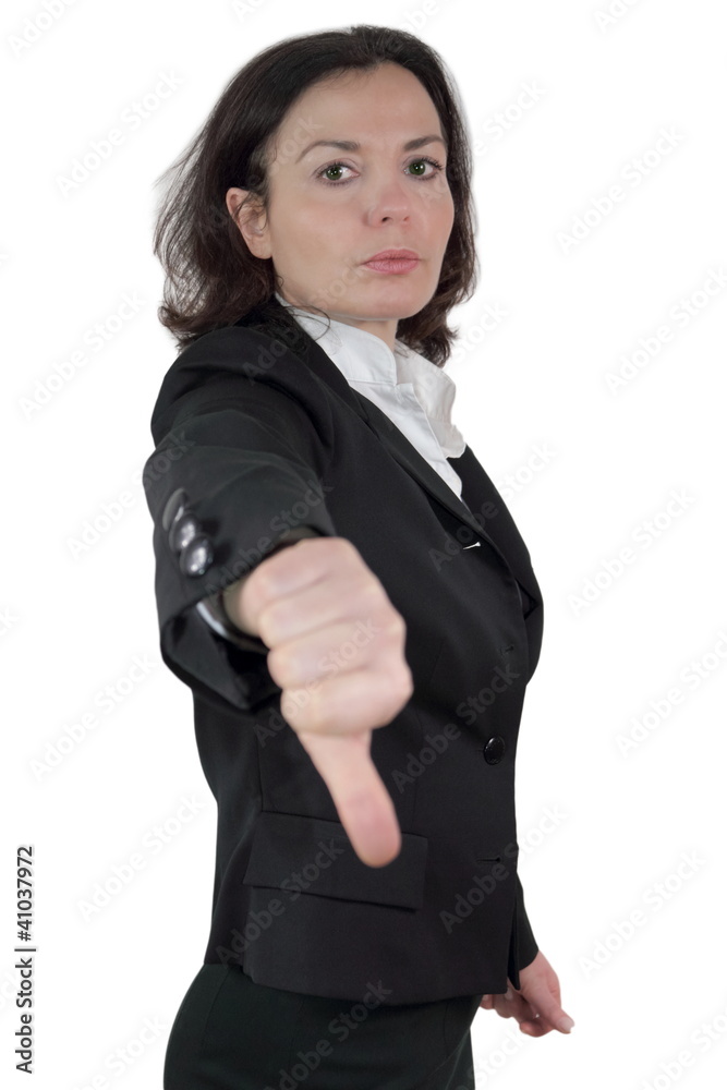 Daumen runter Stock Photo | Adobe Stock