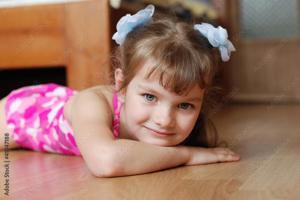 Little girl Stock Photo | Adobe Stock