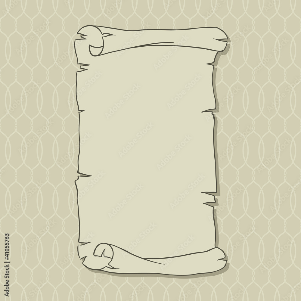 Old scroll page background for your designs and messages. Stock Vector ...