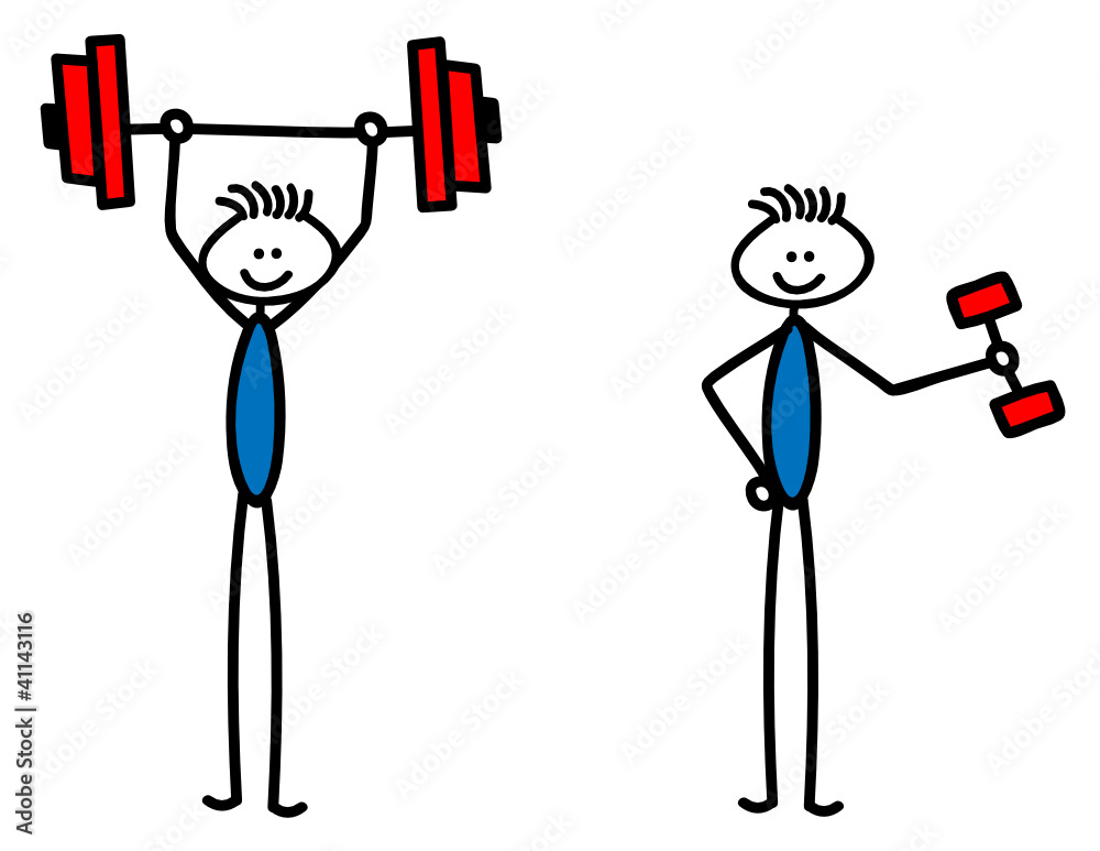 Gewichtheber Stock-Vektorgrafik | Adobe Stock