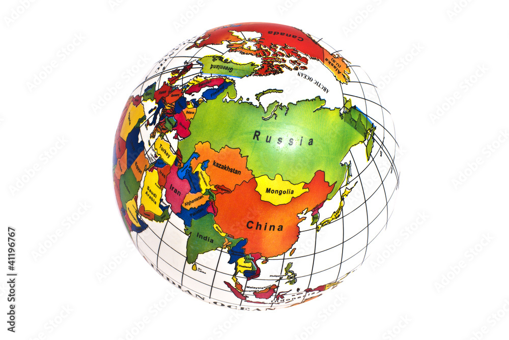 map of eastern hemisphere Stock Photo | Adobe Stock